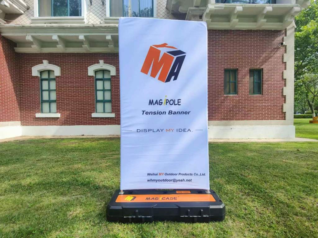 Magicase tension banner stand – Weihai MY Outdoor Products Co.,Ltd